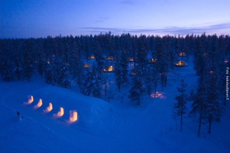 Glasiglu Dorf Finnland - Ein Wintertraum in Lappland
